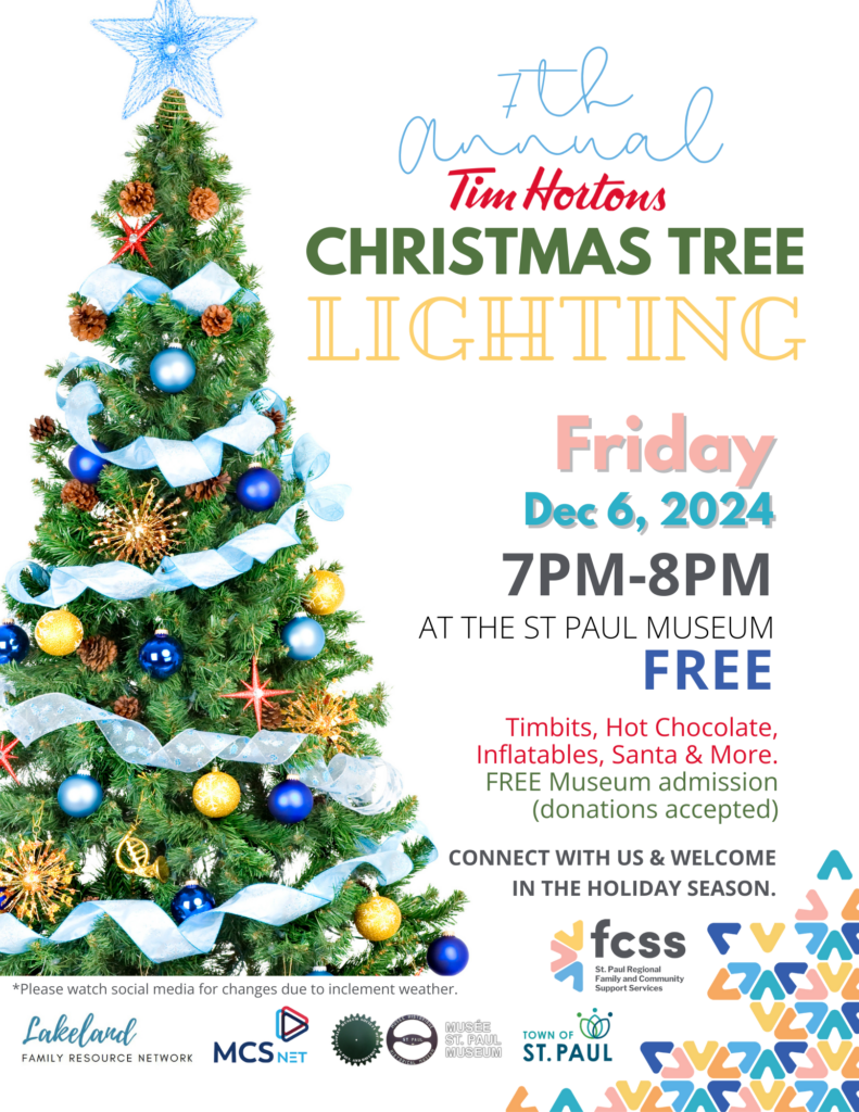 St. Paul Museum Annual Tim Hortons Christmas Tree Lighting | Go East of ...