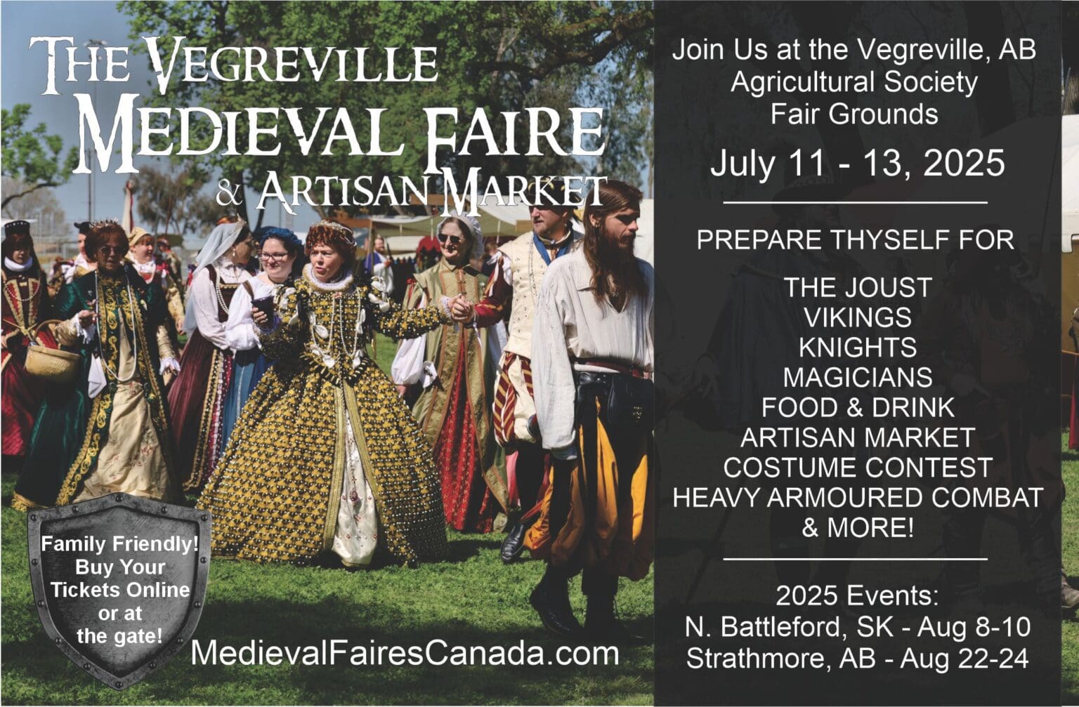 Vegreville Medieval Faire & Artisan Market | Go East of Edmonton